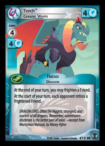 Daily Card Discussion Thread #153 - Torch, Greater Wyrm : r/MLPCCG
